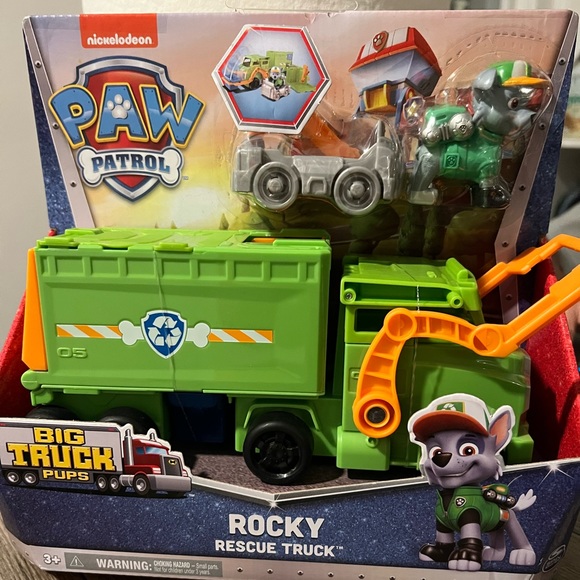 Paw Patrol | Toys | Paw Patrol Big Trucks Rocky Rescue Truck New In Box ...